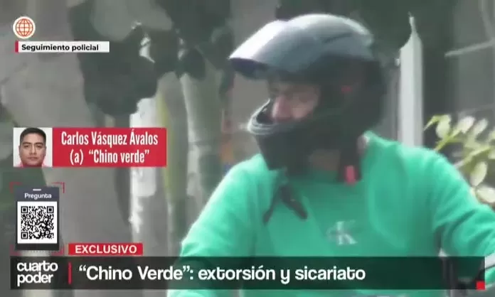 "Chino Verde": Extorsión y sicariato