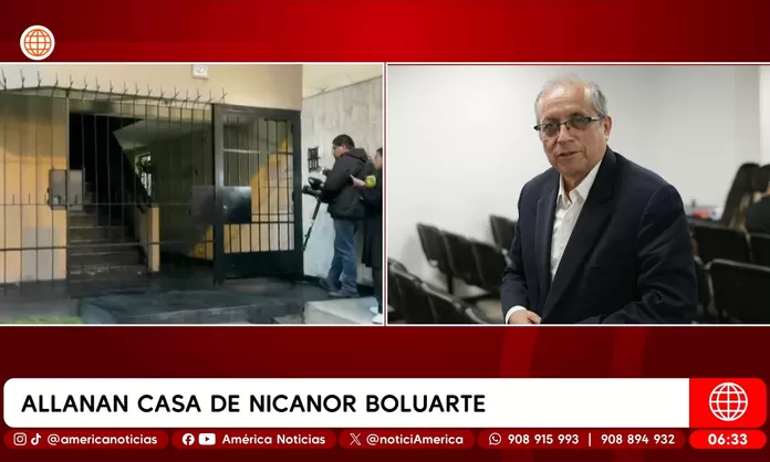¿Por qué fue allanada la casa de Nicanor Boluarte?