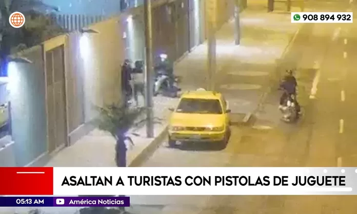 San Borja: Asaltan a turistas con pistolas de juguete
