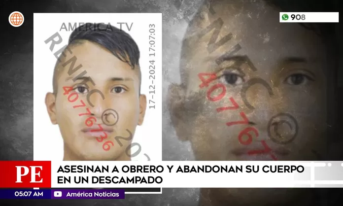 Callao: Asesinan a obrero y abandonan cuerpo en descampado Callao: Asesinan a obrero y abandonan cuerpo en descampado