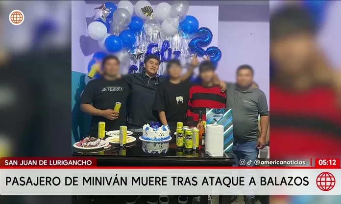 Asesinan a pasajero miniván en San Juan de Lurigancho
