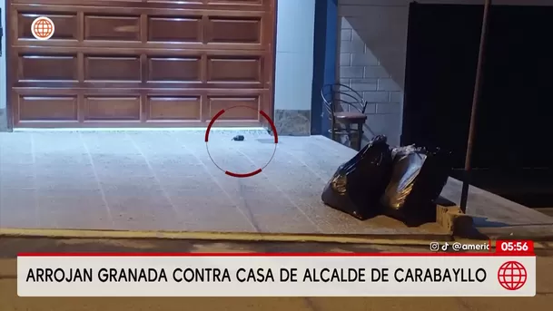 Alcalde de Carabayllo sufre atentado con granada en su casa