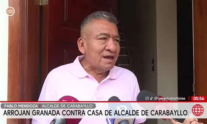 Alcalde de Carabayllo sufre atentado con granada en su casa