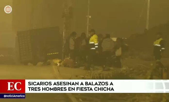 Ate Sicario Asesinó A Balazos A Tres Hombres En Fiesta Chicha
