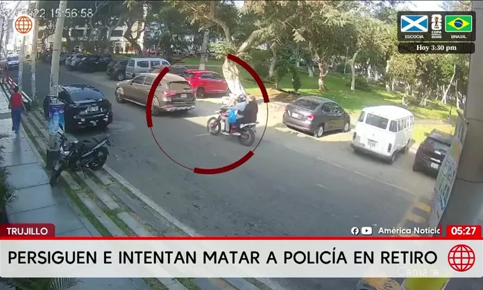 Trujillo: Atentan contra policía en retiro