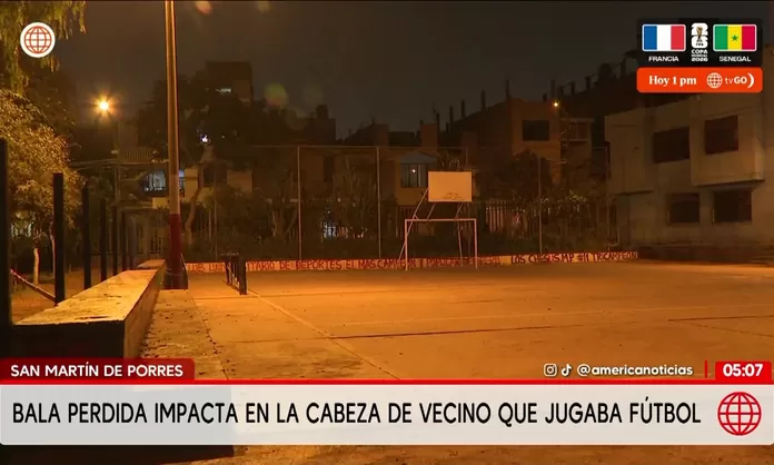 Bala perdida hiere a hombre en San Martín de Porres