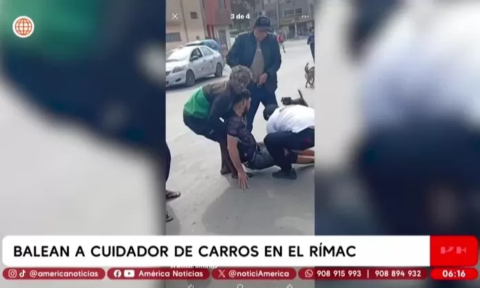 Rímac: Disparan a cuidador y dejan nota firmada por banda