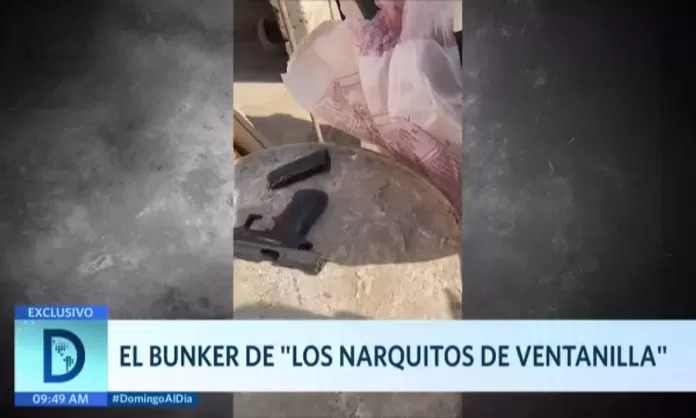 El búnker de 'Los narkitos de Ventanilla'