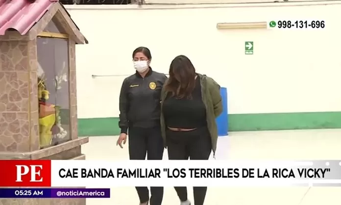 Cae banda familiar Los terribles de la rica Vicky