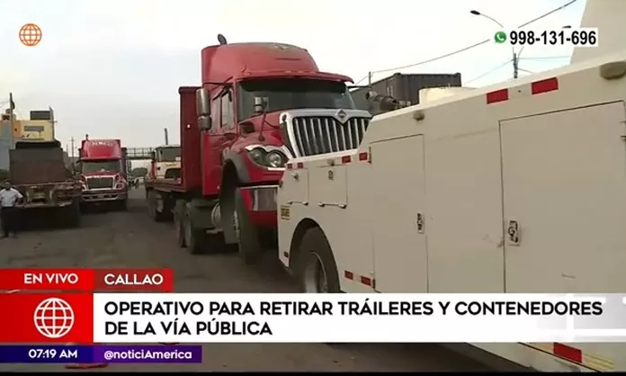 Callao: Municipio realiza operativo para retirar tráileres y ...