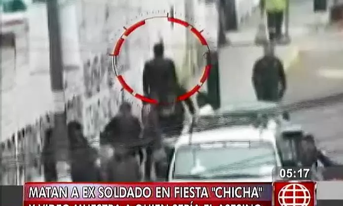 Cámara De Seguridad Grabó Al Presunto Asesino De Un Ex Agente Del