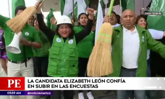 Candidata Elizabeth León confía en subir en las encuestas