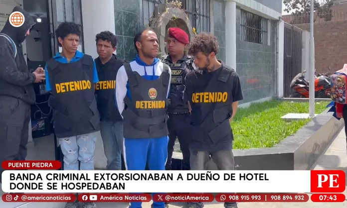 Banda criminal fue capturada con granada en Puente Piedra