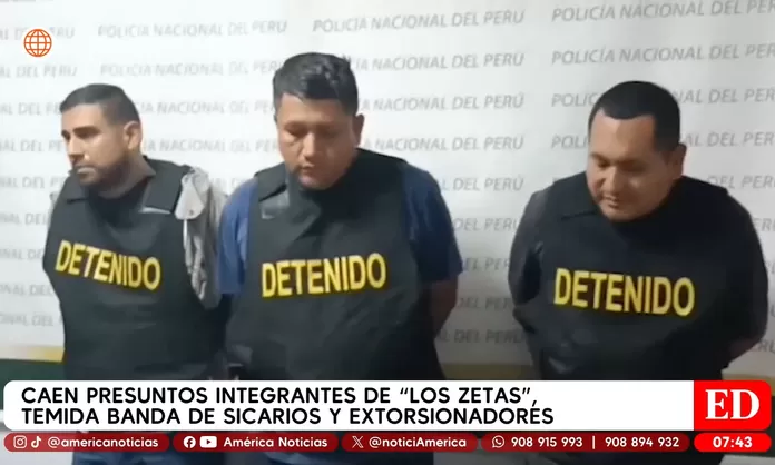 Detienen a supuestos integrantes de Los Zetas en Carabayllo
