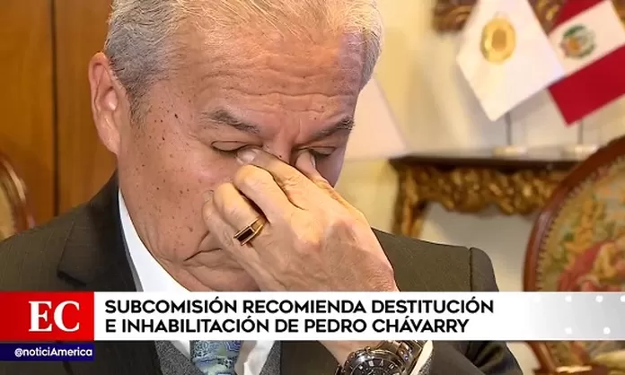 Subcomisión Aprobó Informe Que Recomienda Destituir E Inhabilitar A
