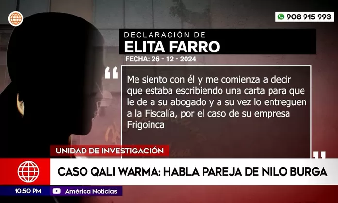 Caso Qali Warma: Habla la pareja Nilo Burga