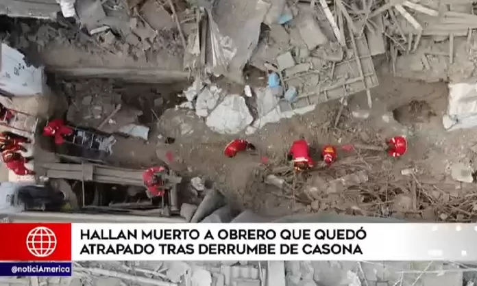 Cercado de Lima: Hallan muerto a obrero que quedó atrapado tras ...