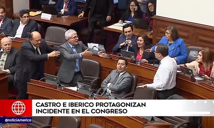 Congresistas Castro e Iberico protagonizaron tenso momento durante ...