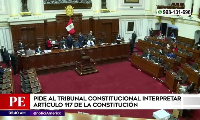 Congreso Pide A Tribunal Constitucional Interpretar El Artículo 17 De