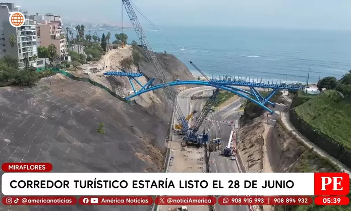 Corredor turístico listo para el 28 de junio