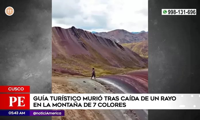 Cusco: Guía turístico murió tras caída de rayo en montaña