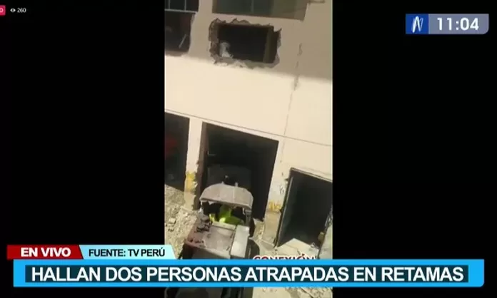 Derrumbe en Pataz: Recuperan cuerpos de padre e hijo de escombros
