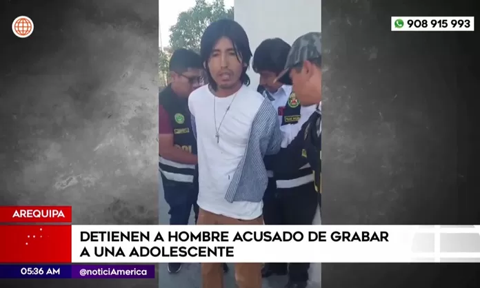 Arequipa: Hombre acusado de grabar a adolescente