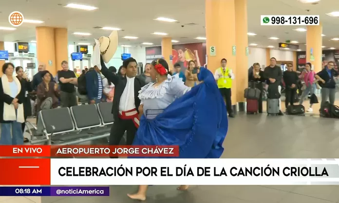 Día de la Canción Criolla: Aeropuerto Jorge Chávez recibe a turistas ...