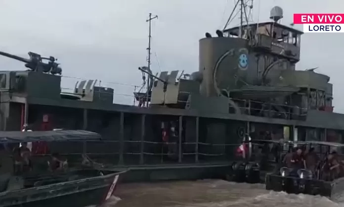 Dos fallecidos por naufragio de buque BAP en río Amazonas