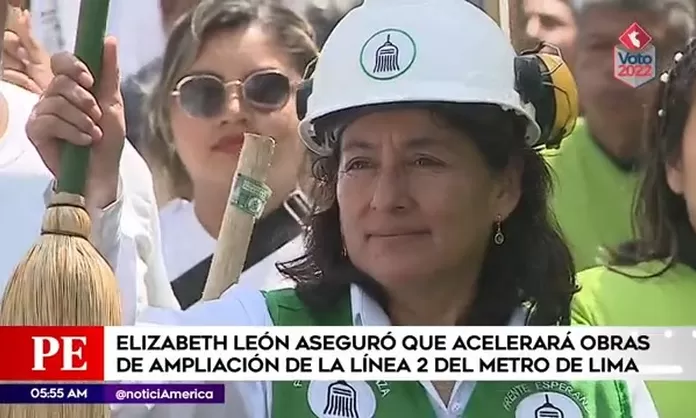 Elizabeth León aseguró que acelerará obras de ampliación de la Línea 2 ...
