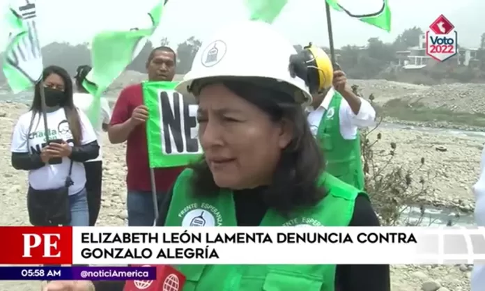 Elizabeth León sobre caso de Gonzalo Alegría: “Debe haber una sanción ...