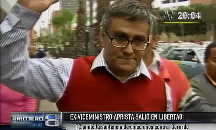 Exviceministro aprista Gerardo Castro Rojas fue puesto en libertad ...