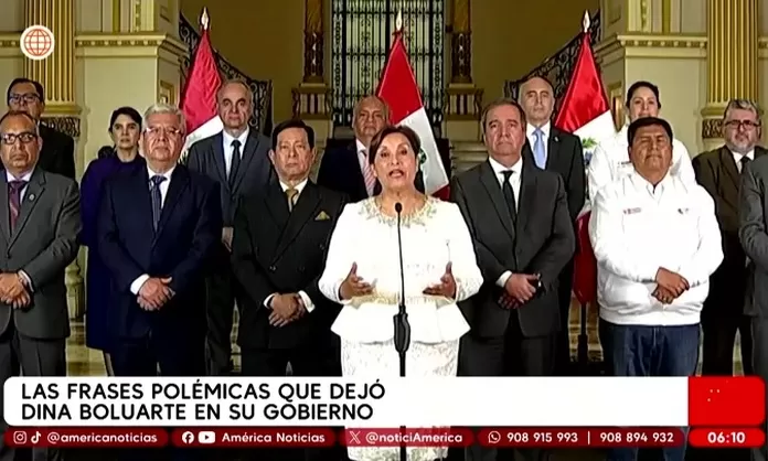 Vacancia de Dina Boluarte: frases tras su vacancia
