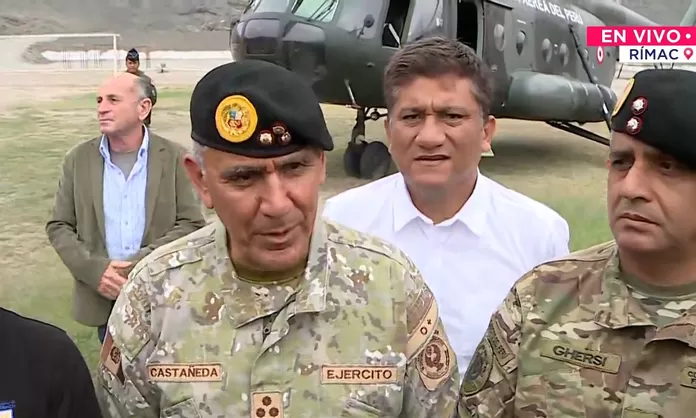 Fuerzas Armadas asegura continuidad del apoyo a la PNP