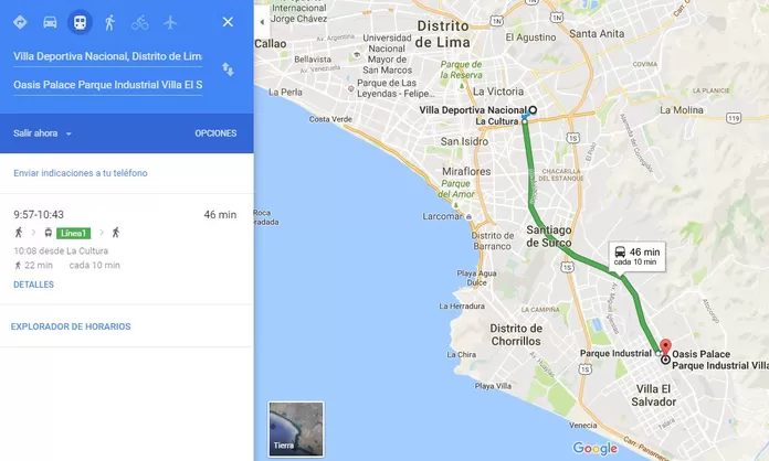 Google Transit ahora ofrece horarios y rutas de la Línea 1 del Metro de ...
