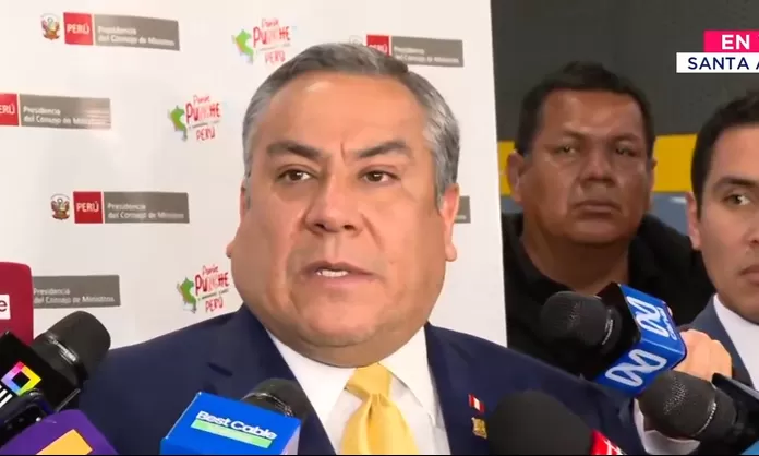 Adrianzén rechazó declaraciones de Salatiel Marrufo sobre Dina Boluarte ...