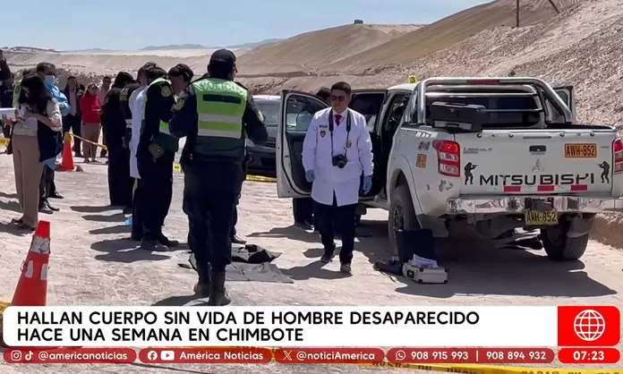 Encuentran cuerpo en camioneta en Majes