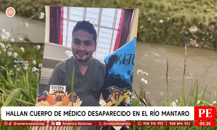Río Mantaro: Hallan cuerpo de médico desaparecido
