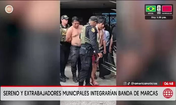 Huacho: capturan a presuntos integrantes de banda criminal; uno era sereno