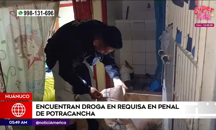 Huánuco: Policía hizo requisa en penal de Potracancha