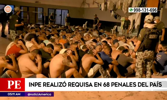 Inpe Requisa En 68 Penales Del Perú