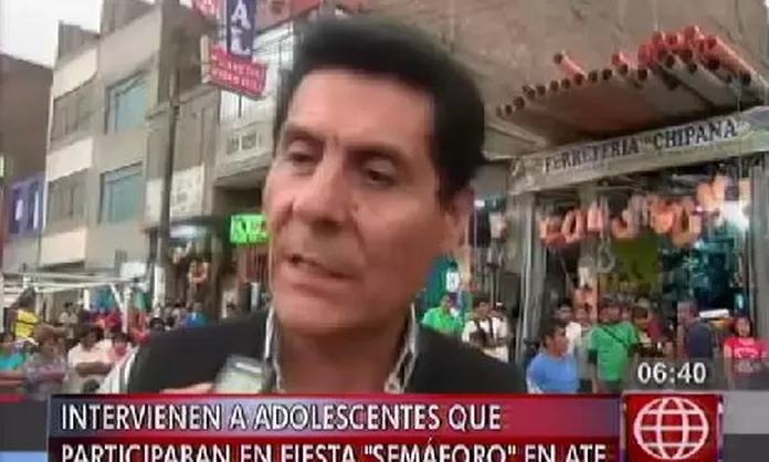 Intervienen a adolescentes en 'fiesta semáforo' en Ate