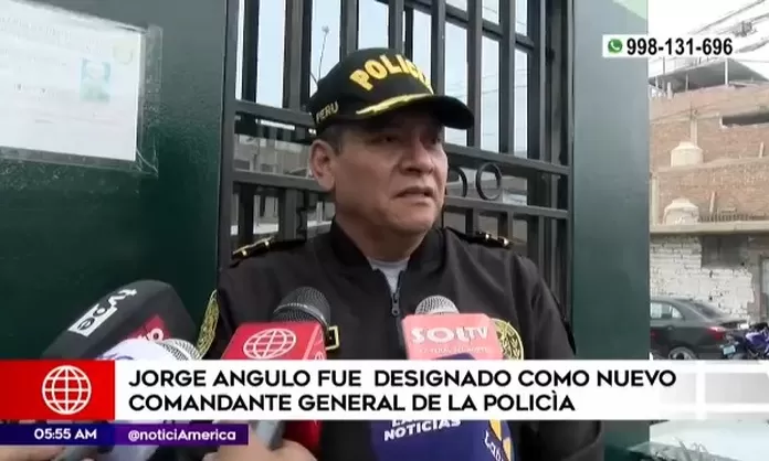 Jorge Angulo fue designado como nuevo comandante general de la Policía ...