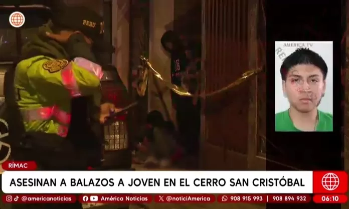 Asesinan a joven de 18 años en cerro San Cristóbal