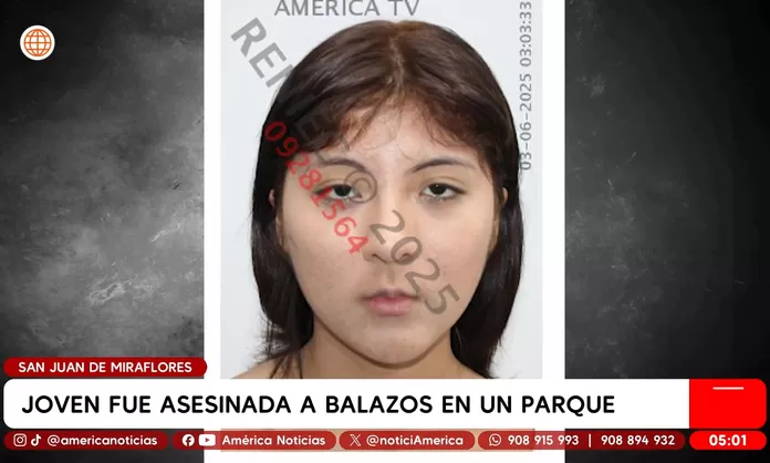 Joven asesinada a tiros en San Juan de Miraflores