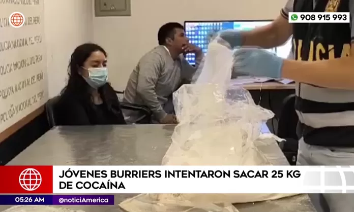 Aeropuerto Jorge Chávez: Burriers intentaron sacar cocaína