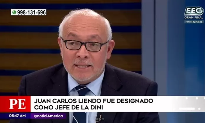 Juan Carlos Liendo fue designado como jefe de la DINI