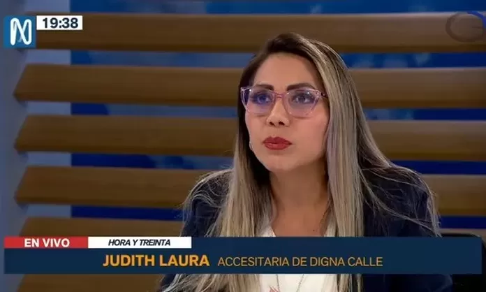 Judith Laura, accesitaria de Digna Calle: "Se postula al Congreso para ...