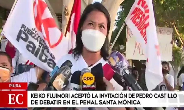 Keiko Fujimori Aceptó Debatir En La Puerta Del Penal De Santa Mónica