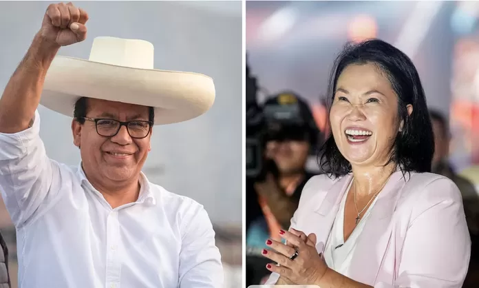 Keiko Fujimori y Roberto Sánchez a segunda vuelta